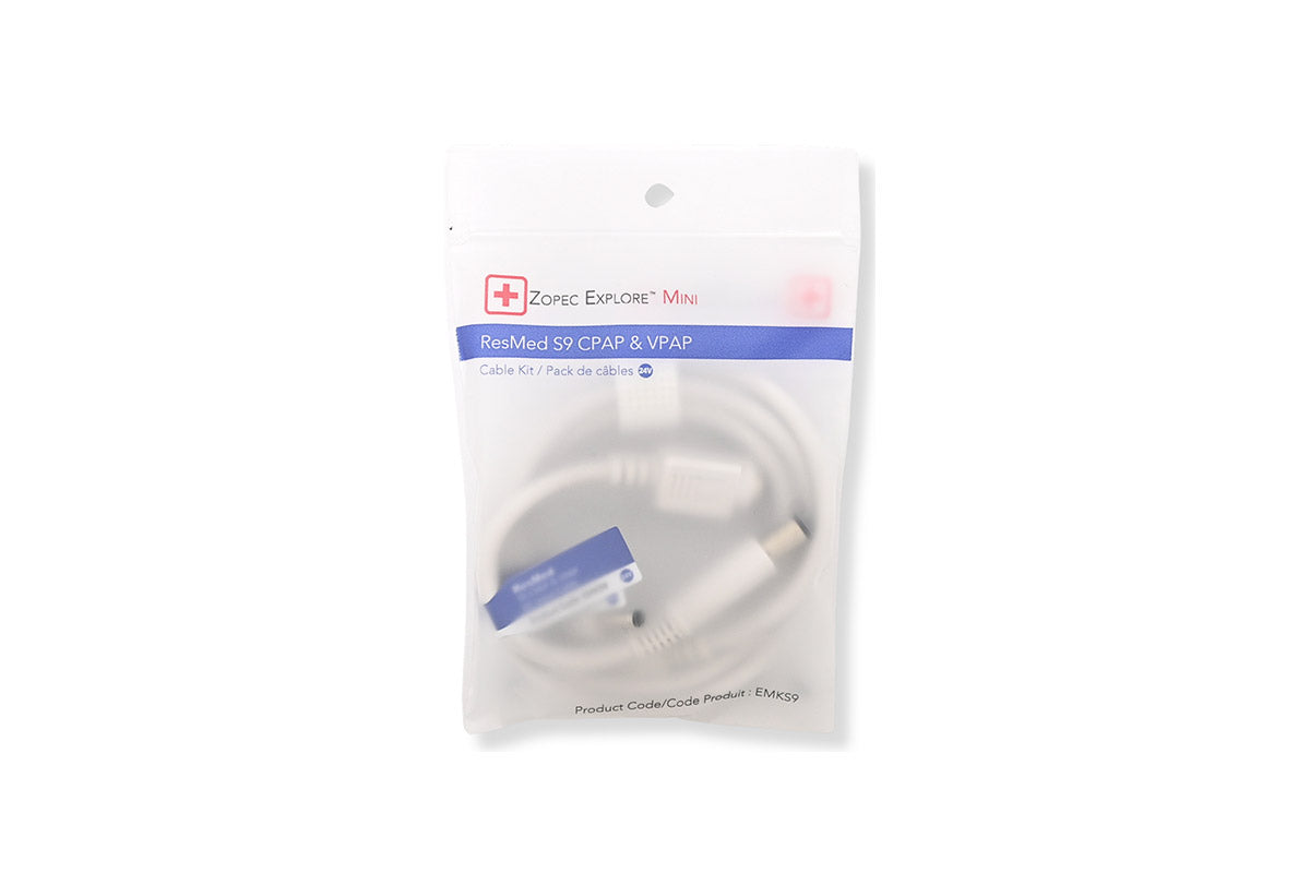 Zopec Explore Mini DC Output & Input Cables for ResMed S9 Series – CPAP ...